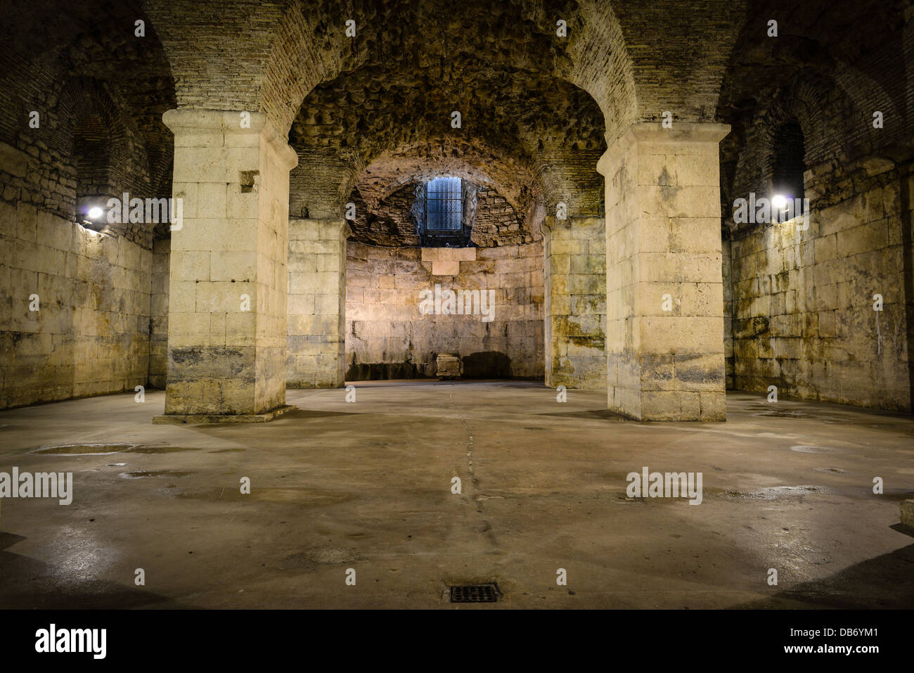 Rustic Underground Room Stock Photo - Alamy