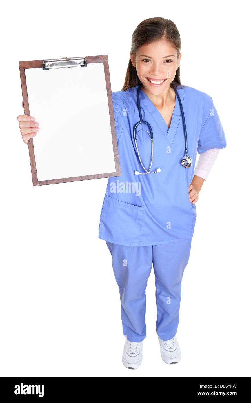 Nurse scrubs full body hi-res stock photography and images - Alamy