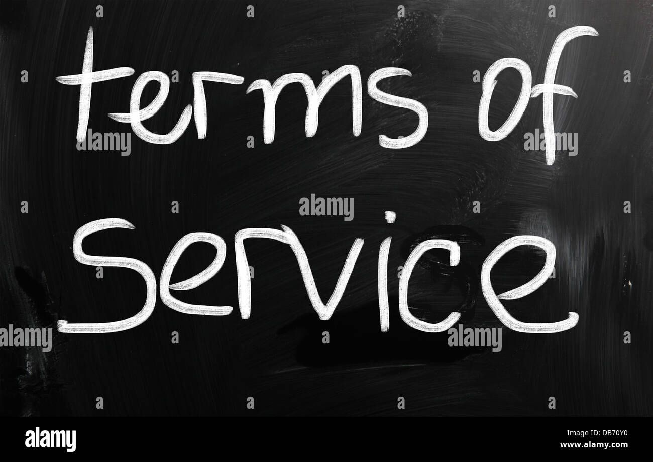 Terms of service concept Stock Photo - Alamy