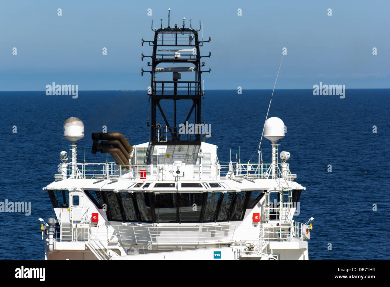 The MV Blue Fighter North Sea Oil Industry Supply Ship Stock Photo - Alamy