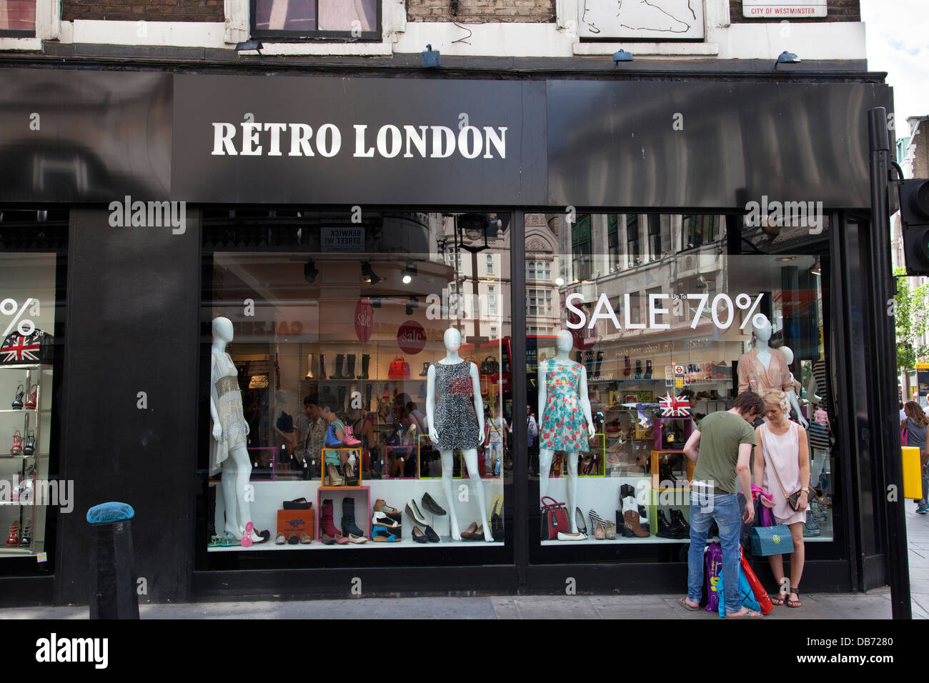 The Retro London store, Berwick Street, London, W1 Stock Photo - Alamy
