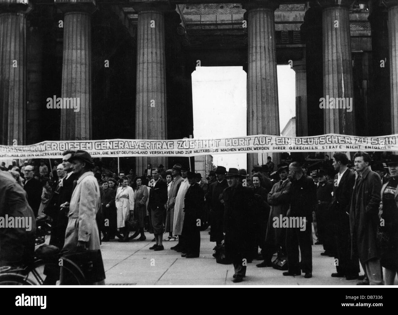politics, Germany, demonstrations, protest against the industrial ...