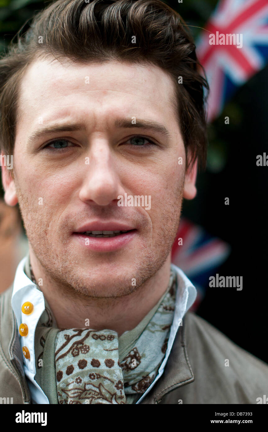 Hairdresser Warren Holmes London - April 2011 Stock Photo - Alamy