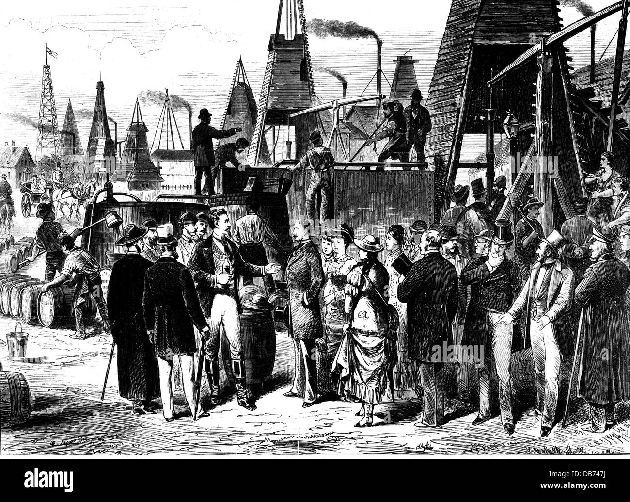 Drilling rigs 19th century hi-res stock photography and images - Alamy
