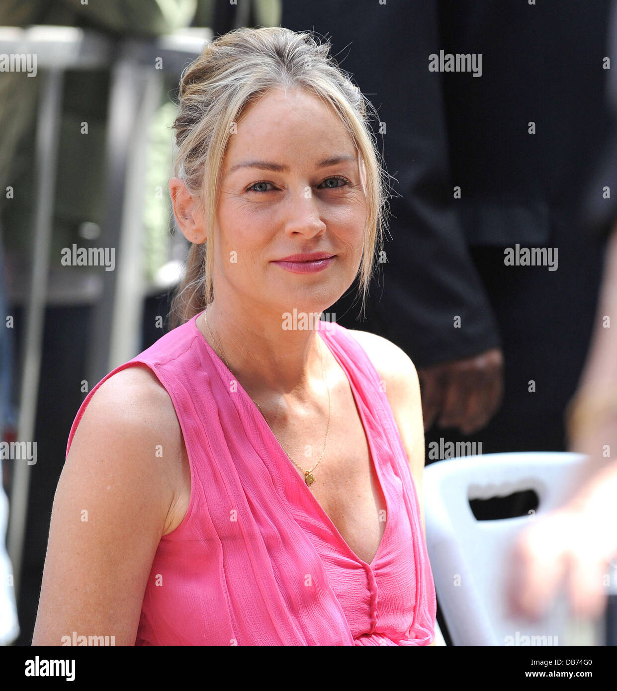 Sharon Stone Singer Jane Morgan receives a star on the Hollywood Walk ...