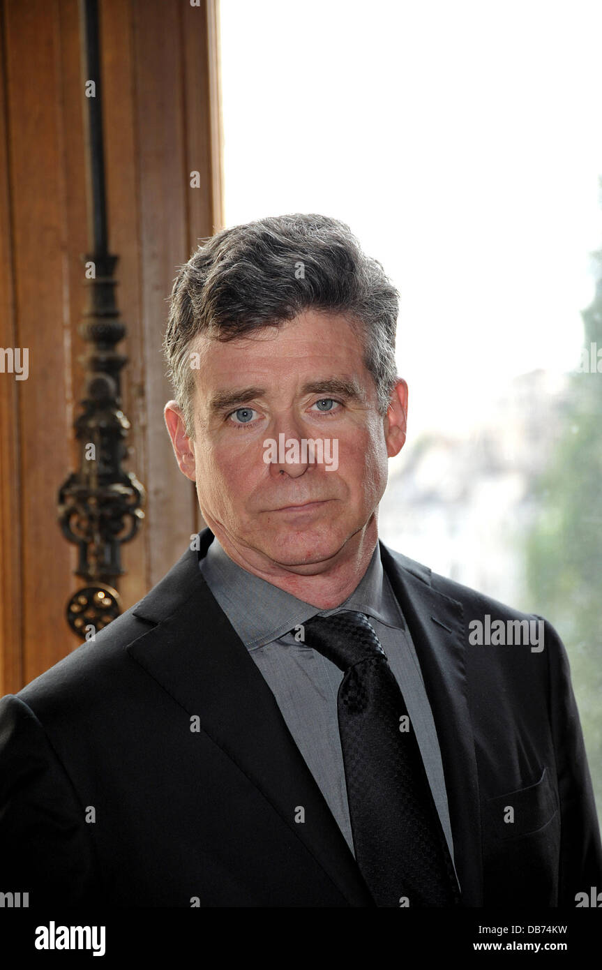 US novelist Jay McInerney poses after being awarded the Vermeil medal ...
