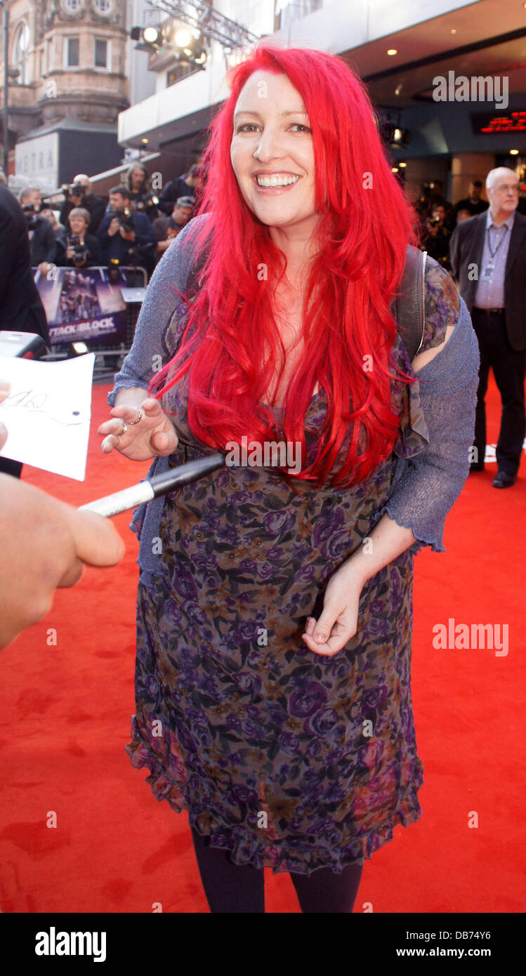 Jane Goldman UK premiere of 'Attack The Block' at Vue West End London ...