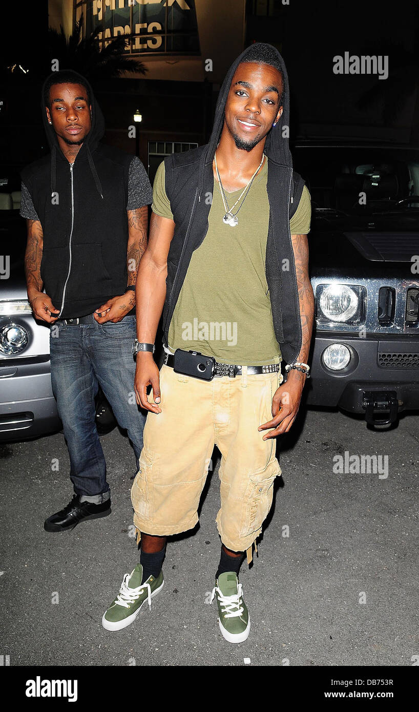 Roscoe Dash The 22nd birthday party of singer Chris Brown Miami Beach ...