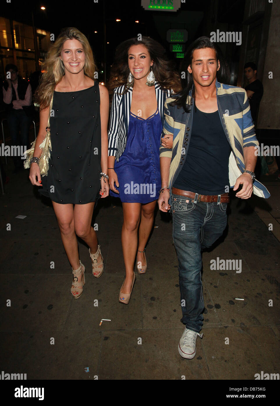 Francesca Hull, Gabriella Ellis and Ollie Locke from the reality show ...
