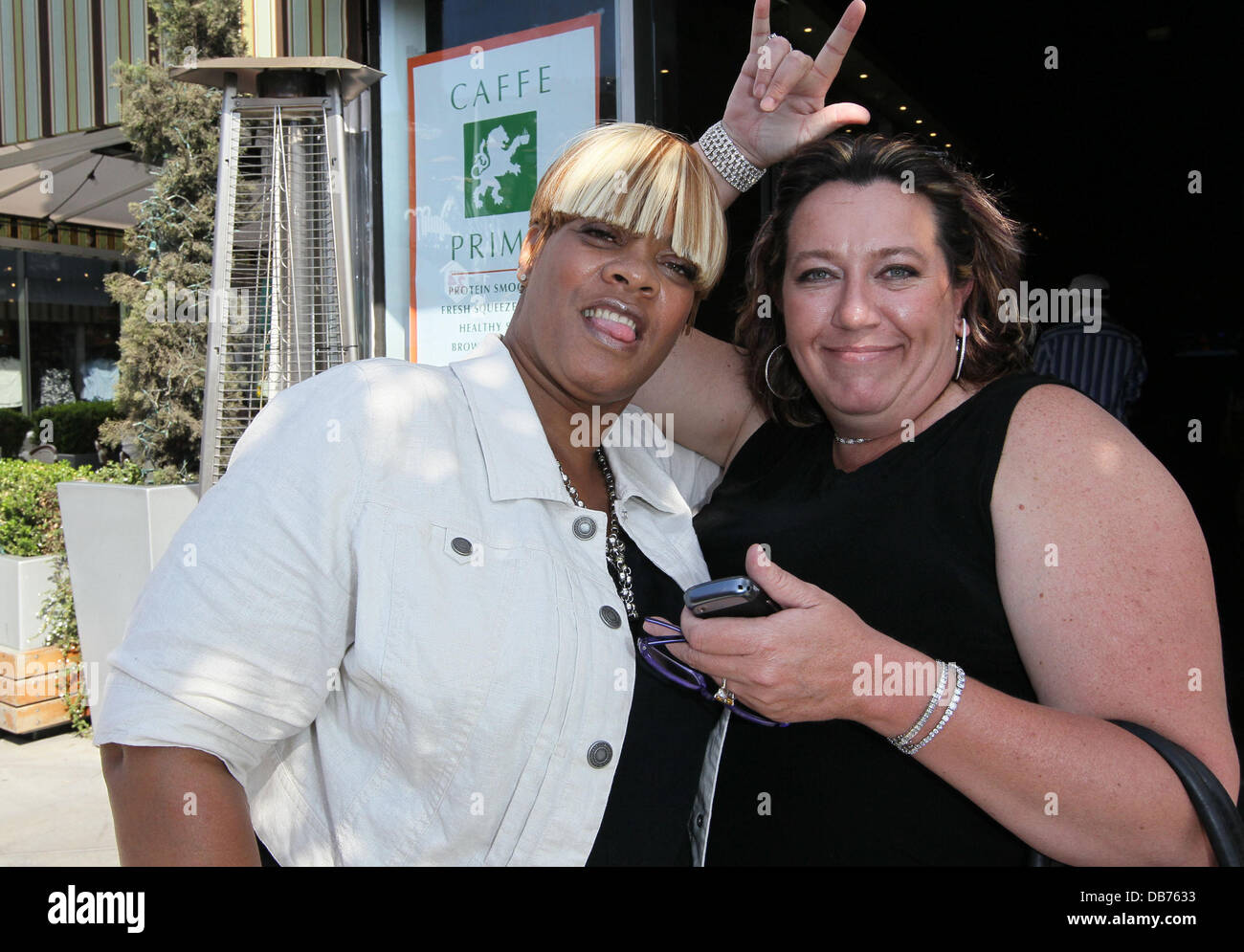 Debra Antney and Kali Bowyer out and about on Sunset Plaza Los Angeles ...