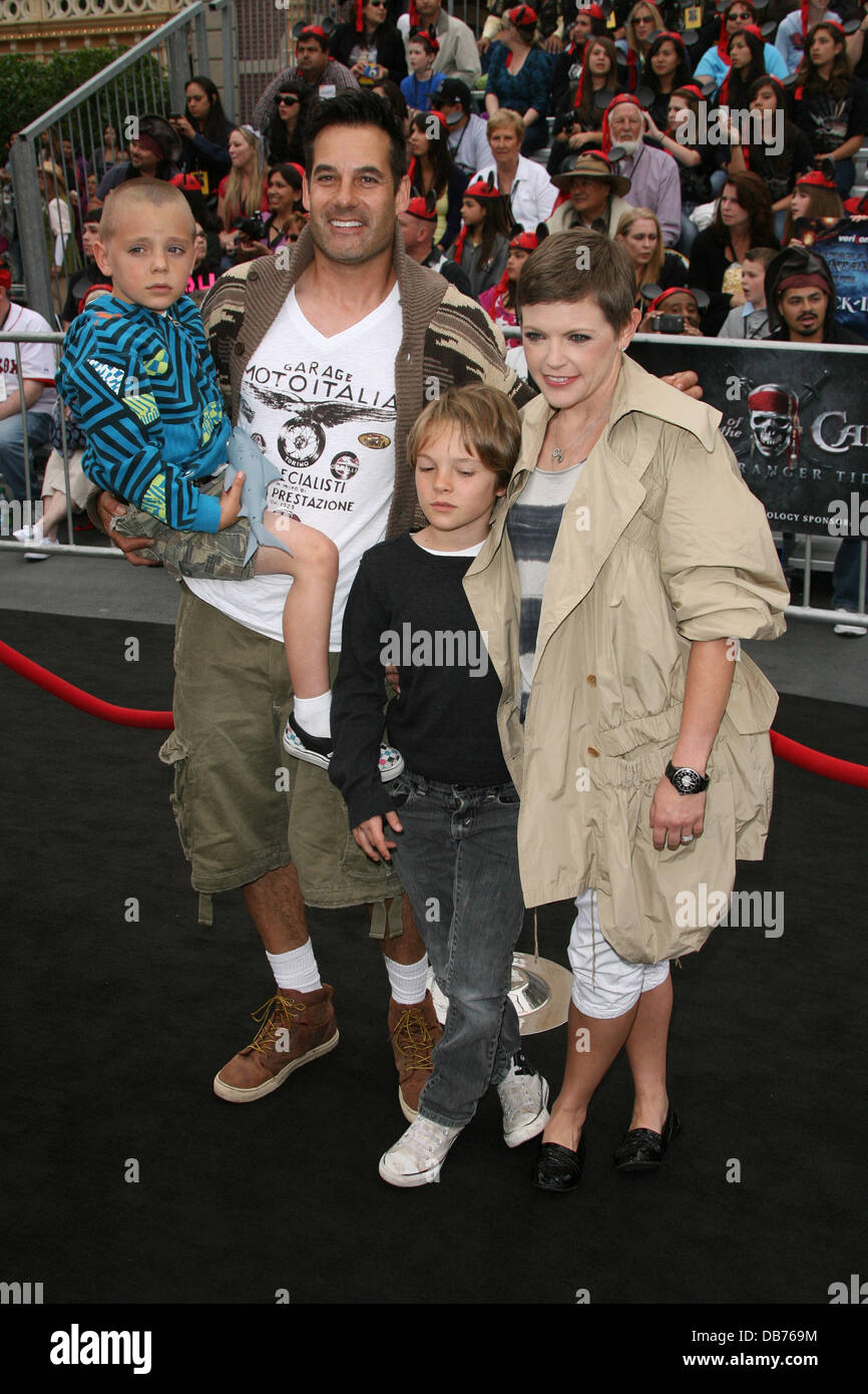 Adrian Pasdar with Natalie Maines and family 'Pirates Of The Caribbean ...