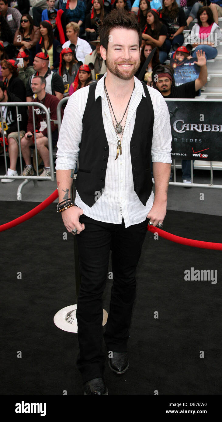 David Cook 'Pirates Of The Caribbean: On Stranger Tides' World Premiere ...