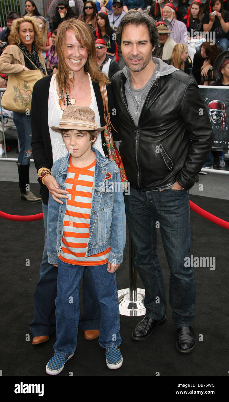 Eric McCormack and family 'Pirates Of The Caribbean: On Stranger Tides ...