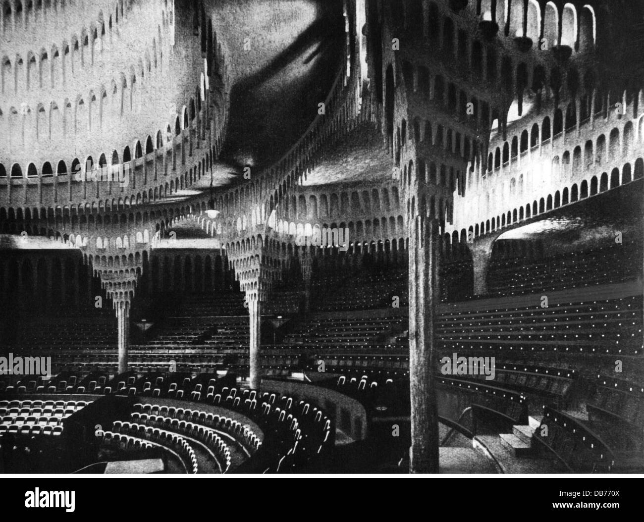 Historic theater interior Black and White Stock Photos & Images - Alamy