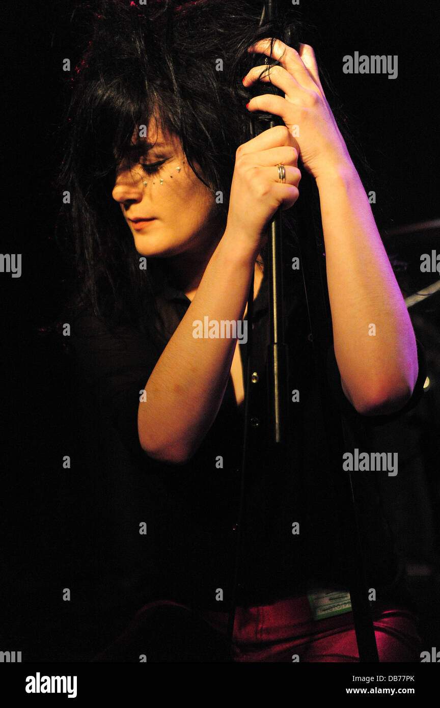 Mary-Kate "MayKay" Geraghty of Fight Like Apes performing at the O2 ...