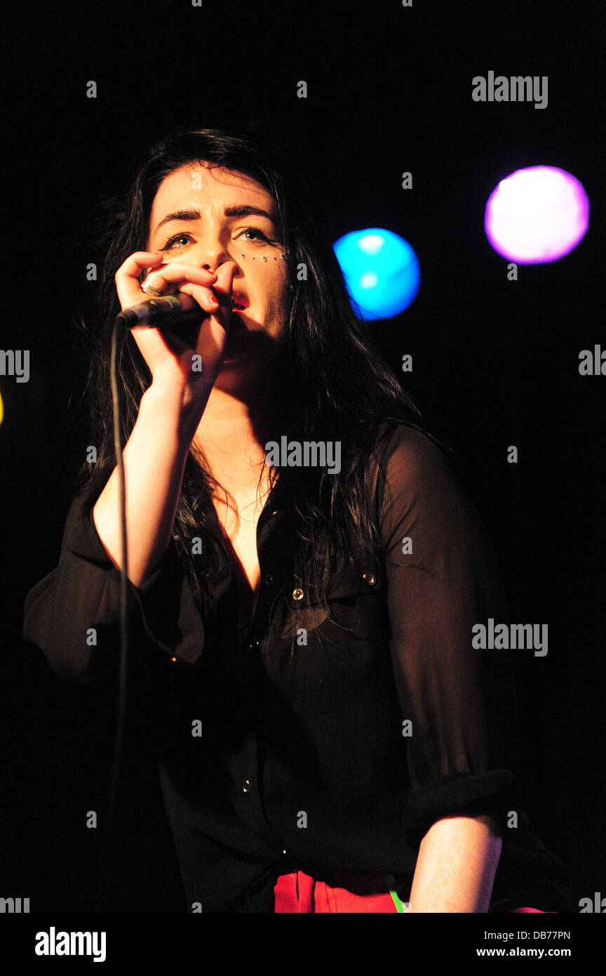 Mary-Kate "MayKay" Geraghty of Fight Like Apes performing at the O2 ...
