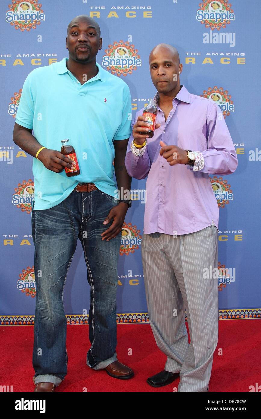 Nate Lofton and Herb Lang arrive at The Amazing Race: 10 Year ...