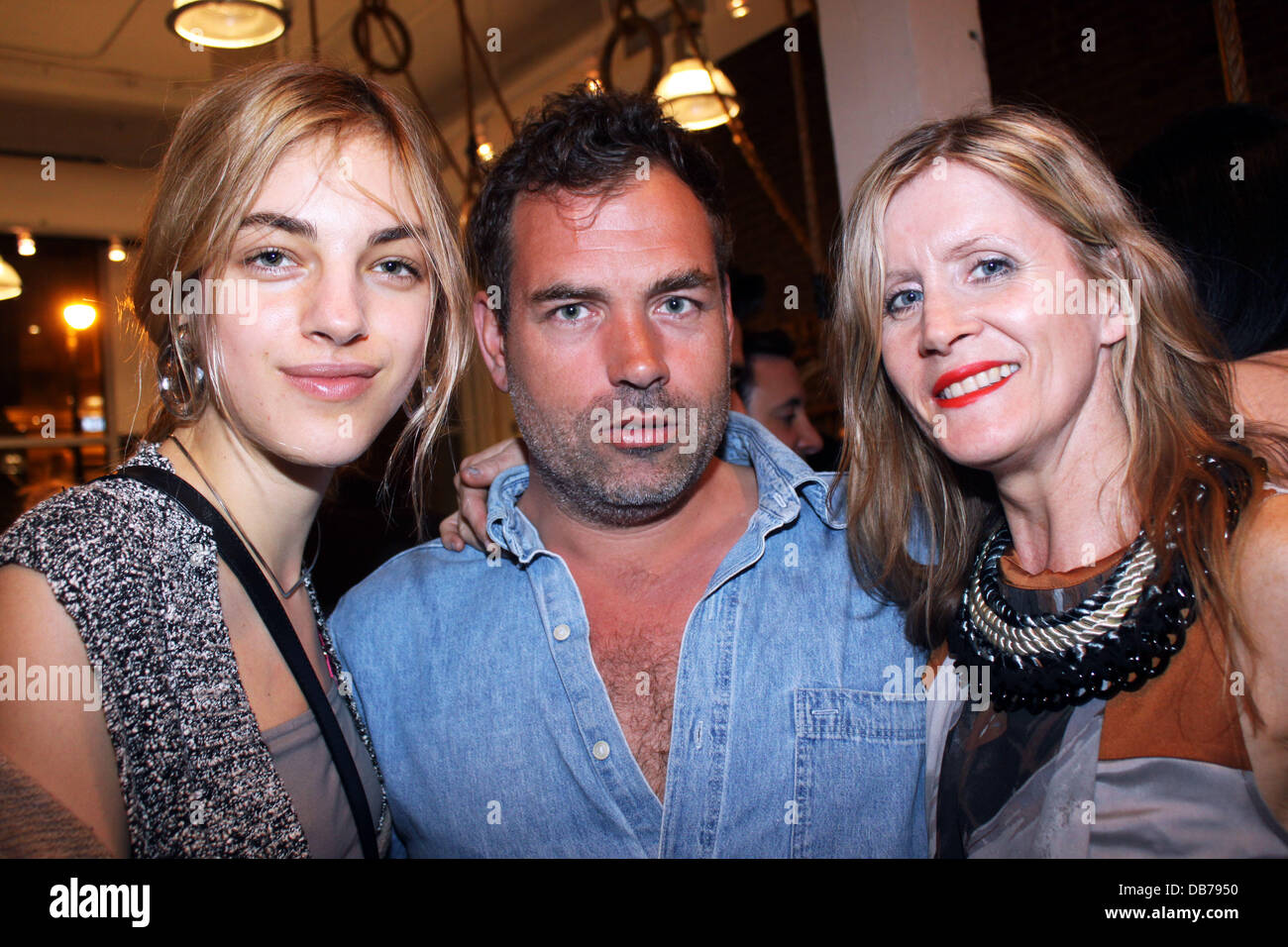 Model, Designer, Kai Kuhne and Victoria Bartlett launch party for Squat ...