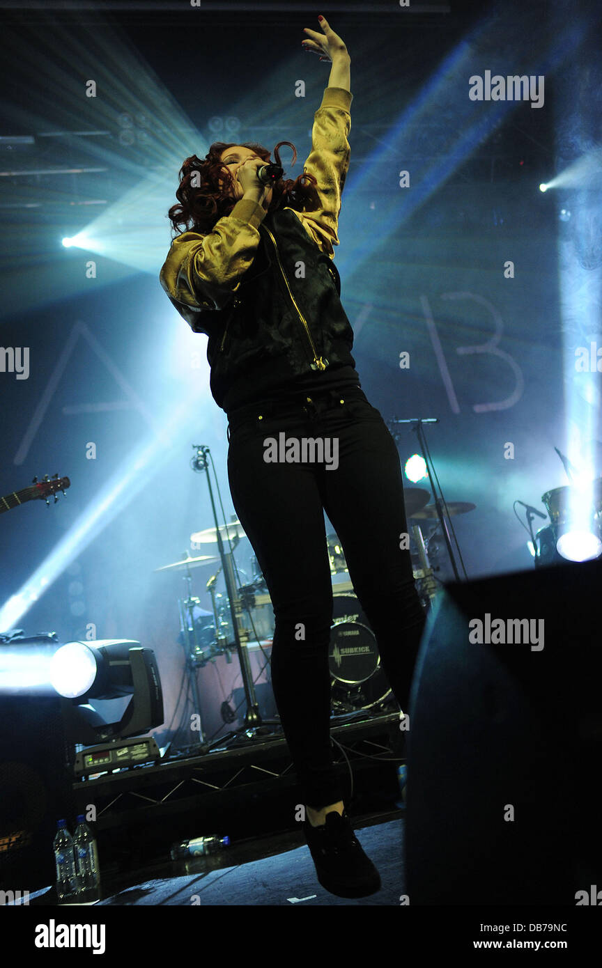 Kathleen "Katie" Brien, better known as Katy B, performing on stage the ...