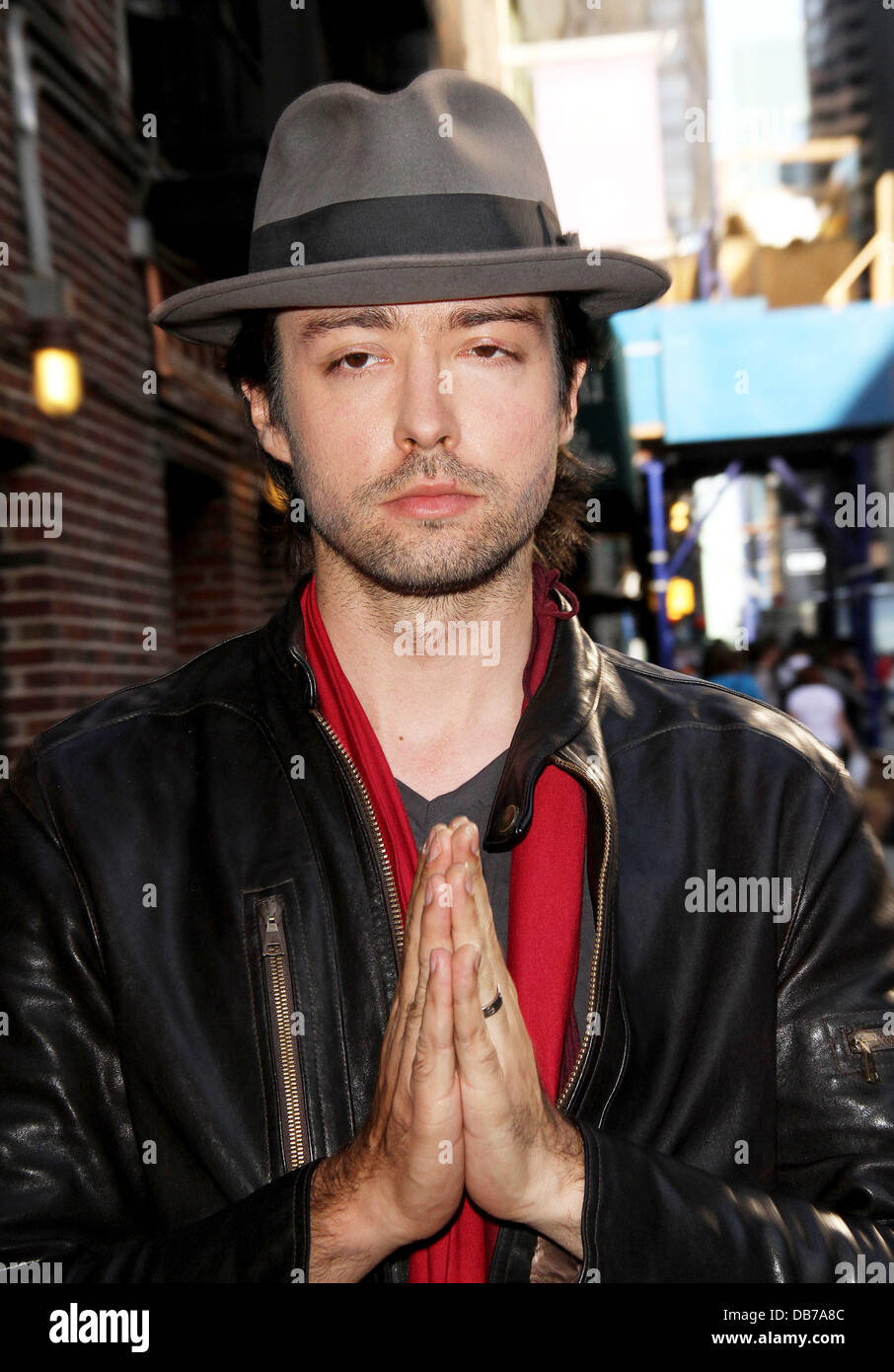 Hugo (musician) Celebrities outside The Ed Sullivan Theater for 'The ...
