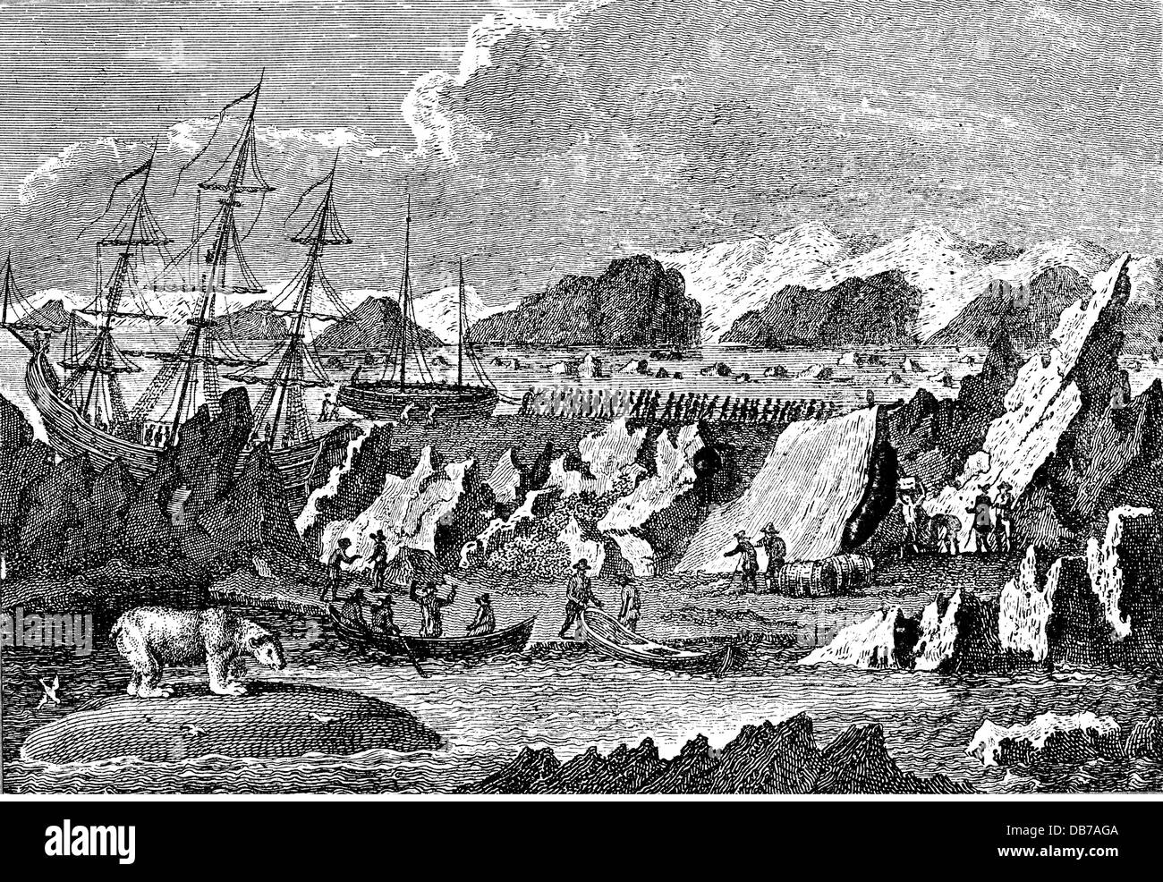 science, polar research, expedition in the Northern Polar Sea, copper ...