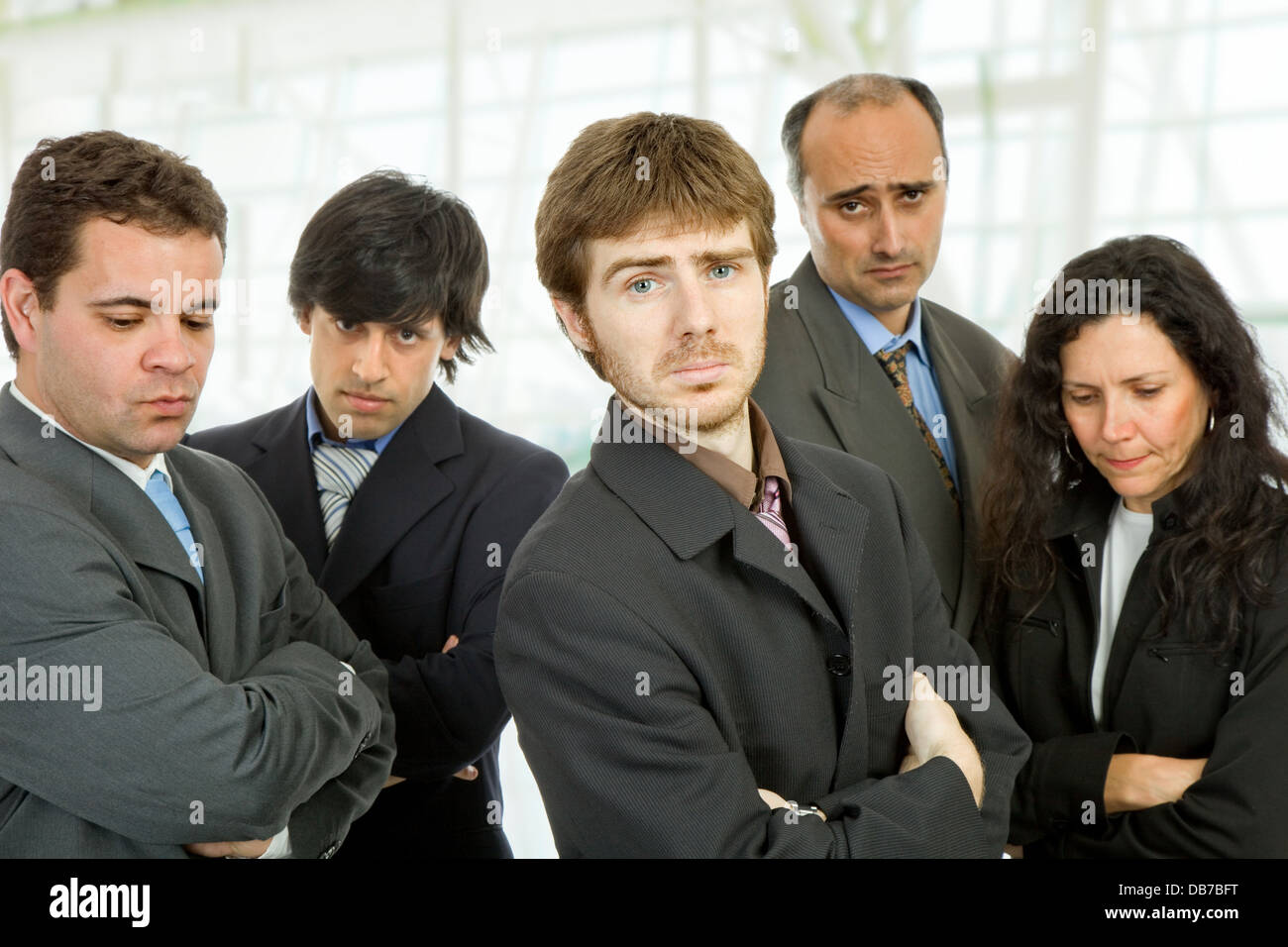 business team at the office, focus on the man on the front Stock Photo ...