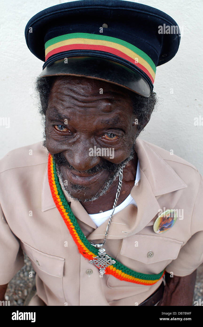 Rastafarian guard in a ceremony at The Ethiopian Orthodox Church ...