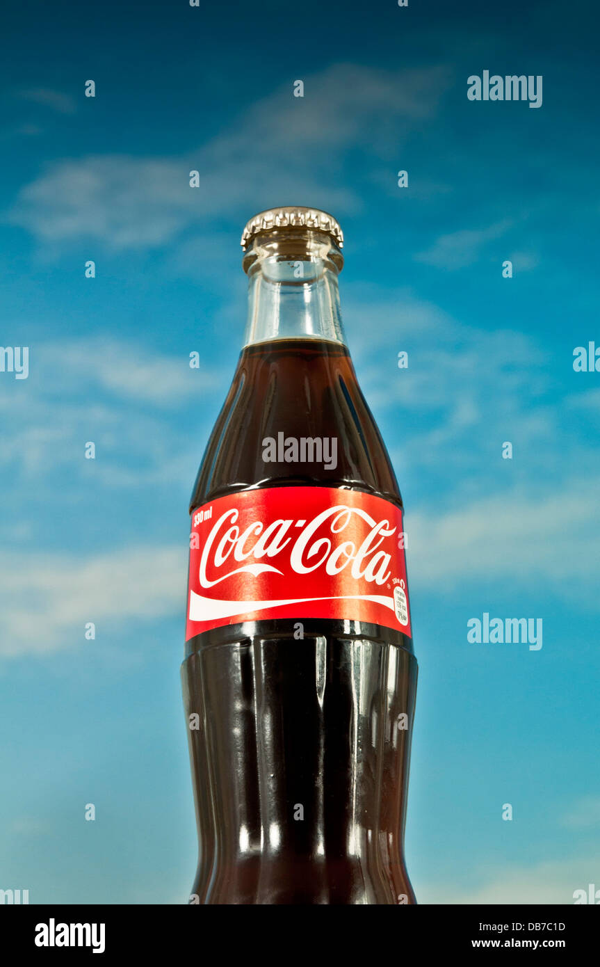 classic Coca Cola bottle Stock Photo - Alamy