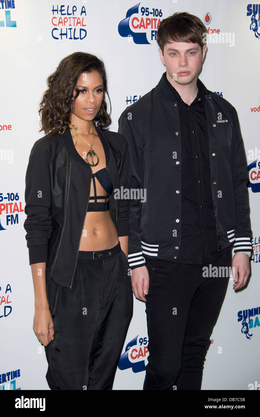 AlunaGeorge arrives for the Capital FM Summertime Ball, Wembley Stadium ...