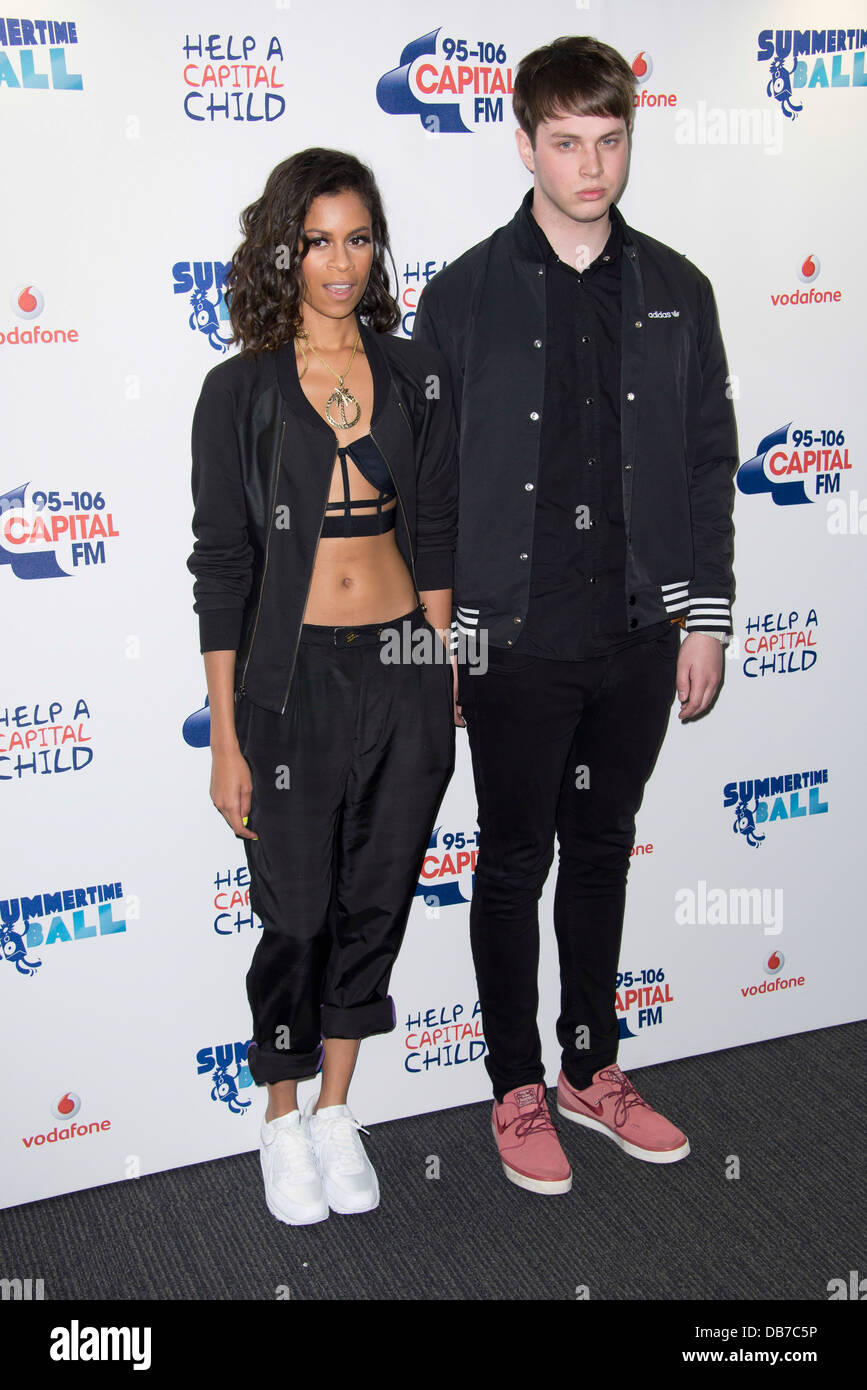AlunaGeorge arrives for the Capital FM Summertime Ball, Wembley Stadium ...