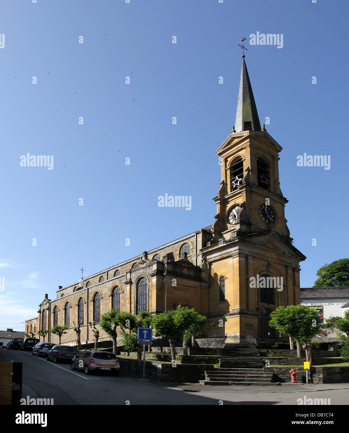 Saints Peter and Paul church.in Bouillon.a municipality in Belgium. in ...
