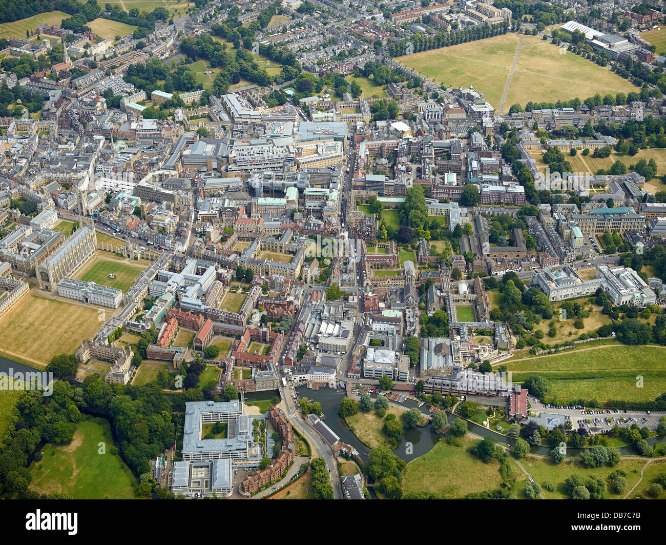 City Cambridge England From Air High Resolution Stock Photography and ...