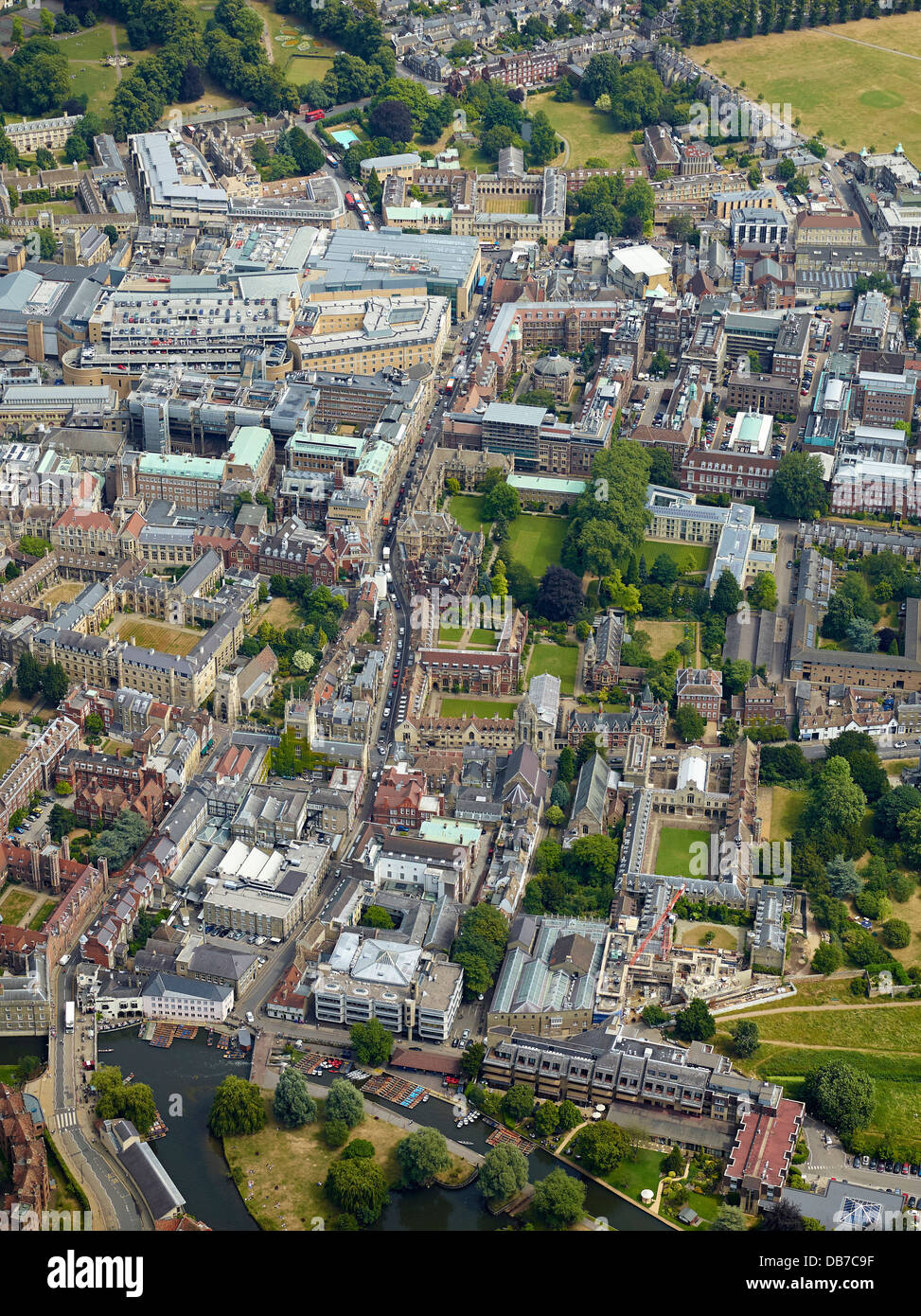 Aerial View Cambridge Uk Stock Photos & Aerial View Cambridge Uk Stock ...