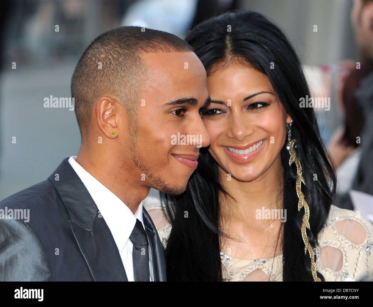 Lewis Hamilton and Nicole Scherzinger National Movie Awards held at the ...