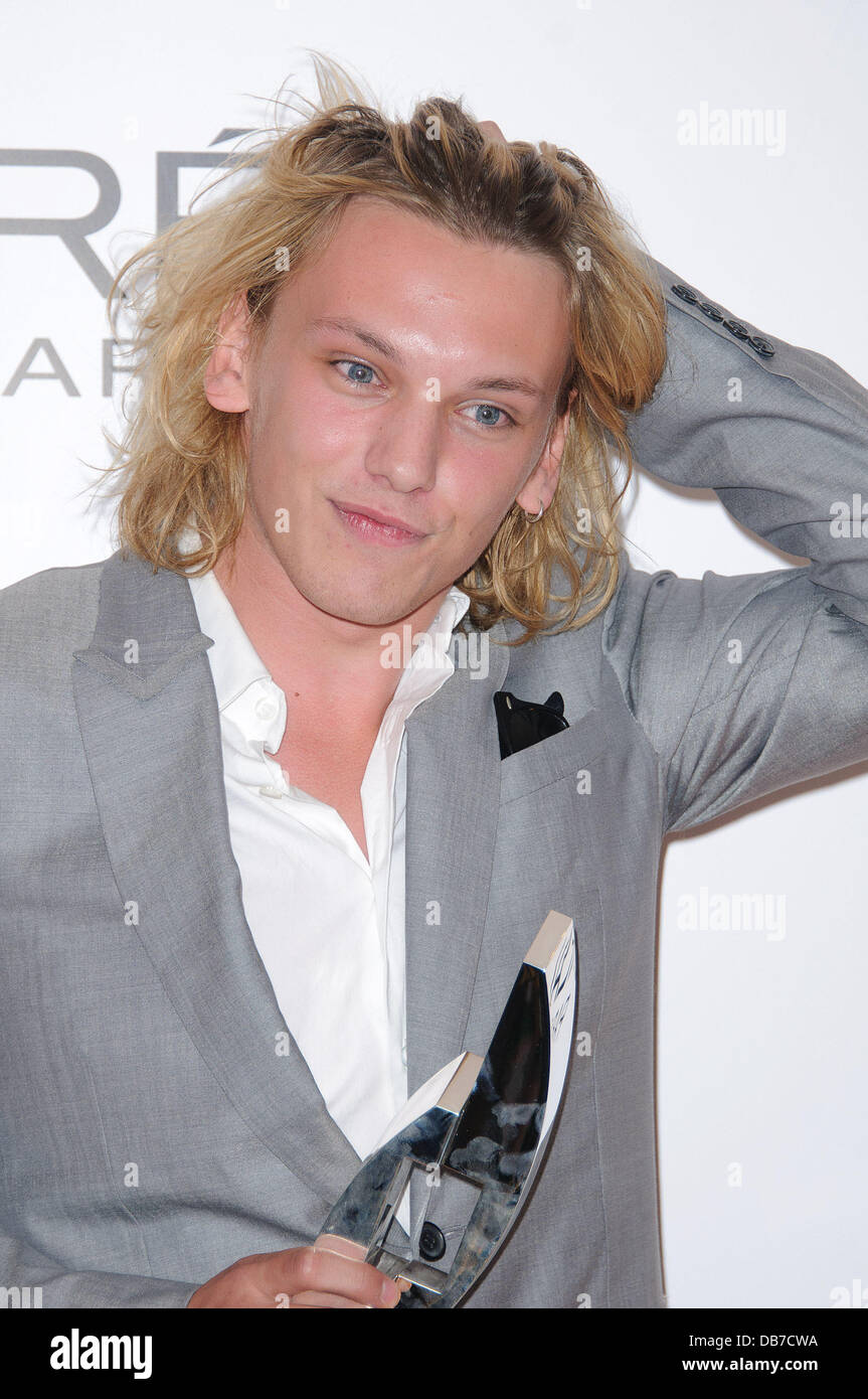 Jamie Campbell-Bower National Movie Awards held at the Wembley Arena ...