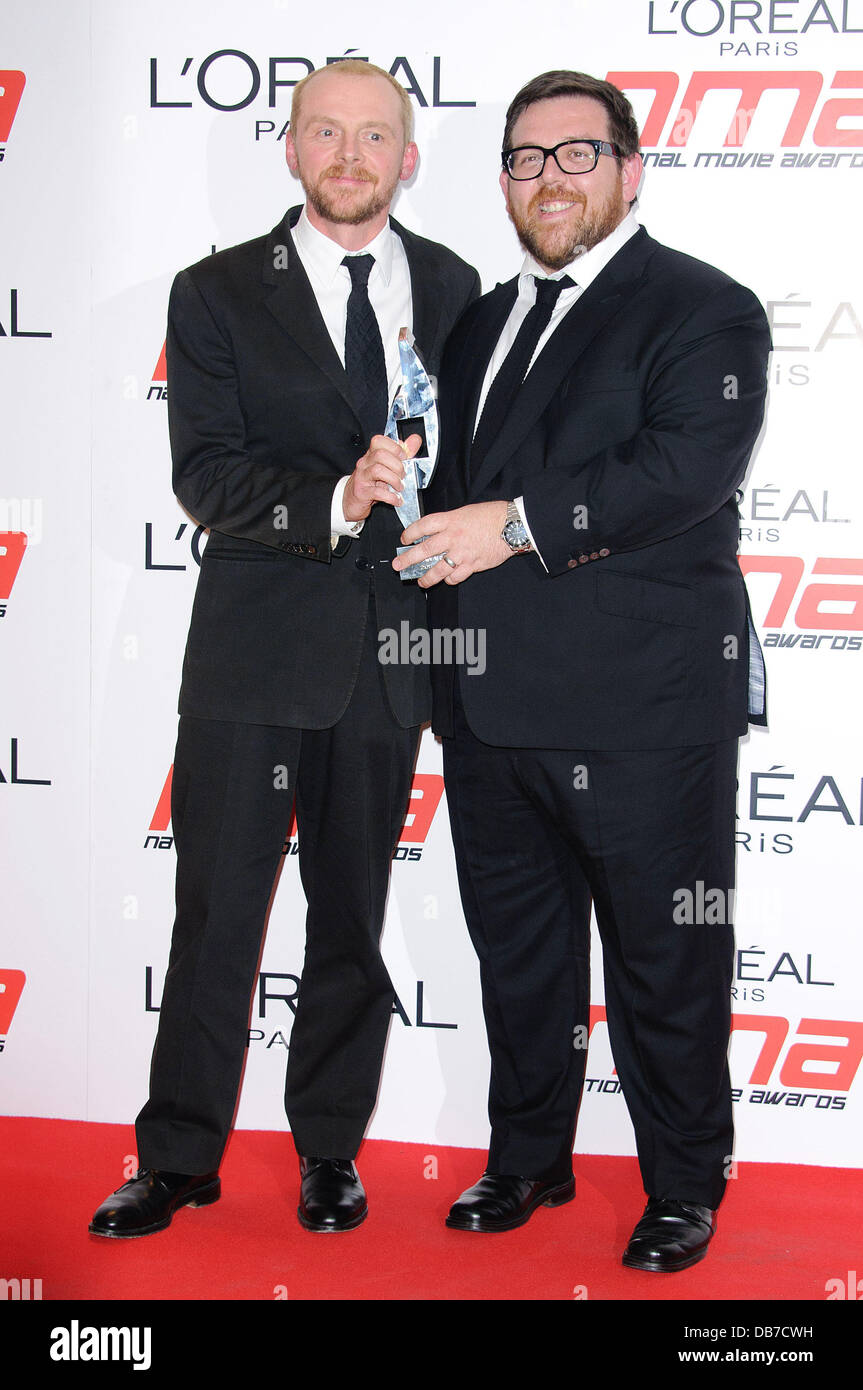 Simon Pegg and Nick Frost National Movie Awards held at the Wembley ...