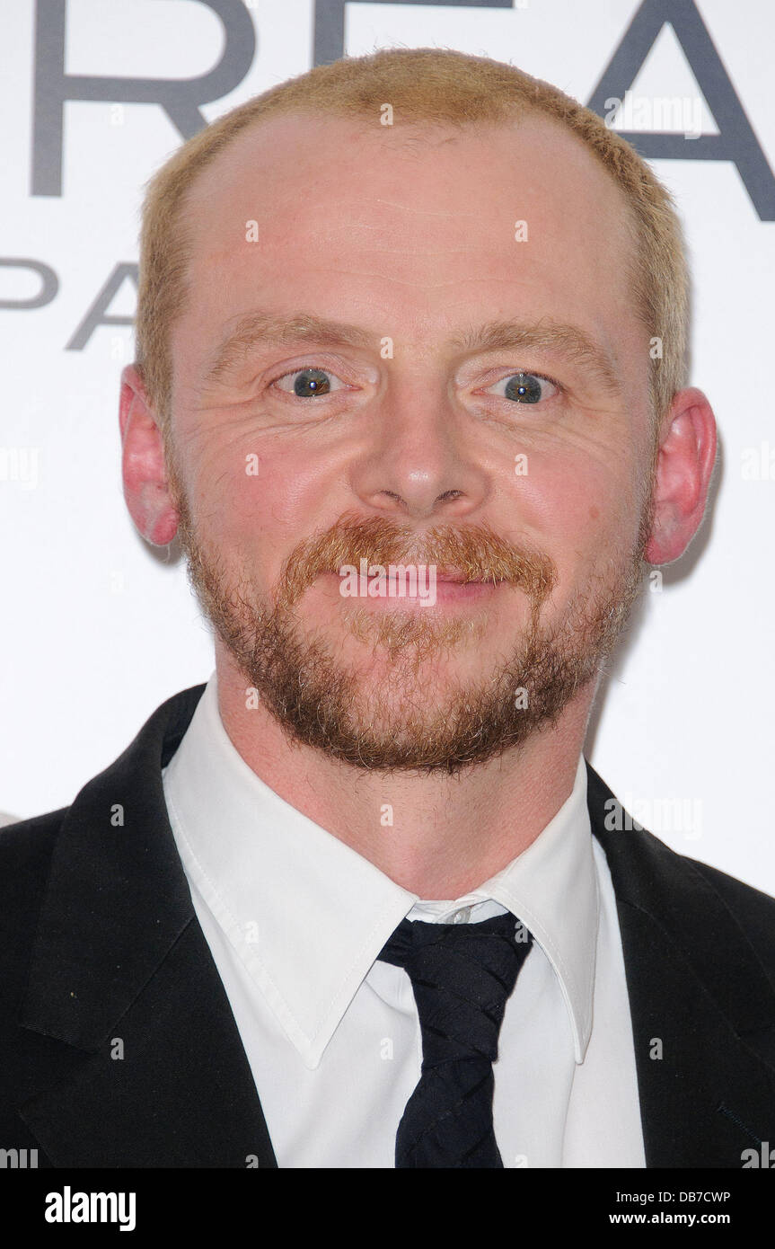 Simon Pegg National Movie Awards held at the Wembley Arena - Press Room ...