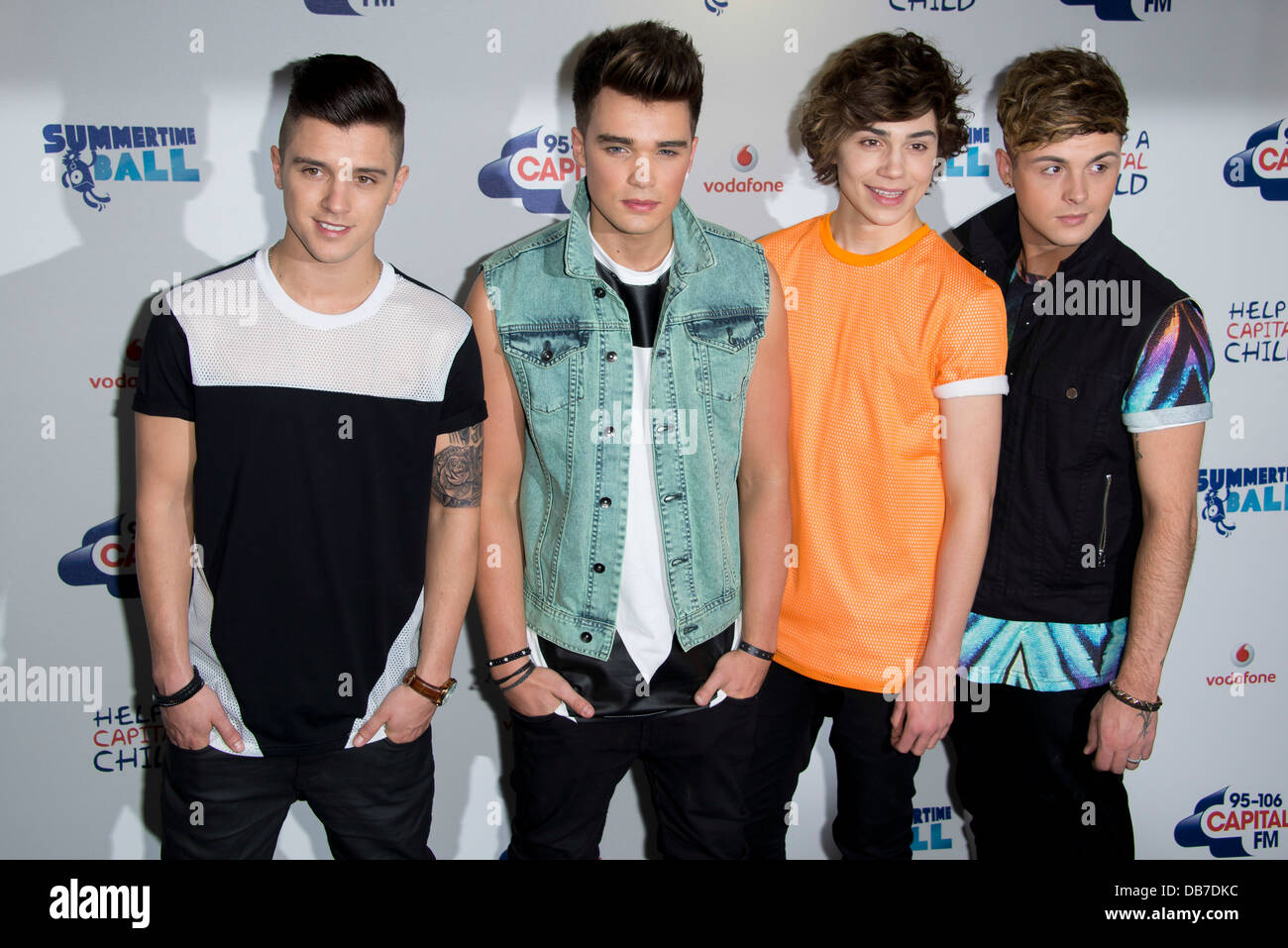 From left, Jaymi Hensley, JJ Hamblett, George Shelley and Josh Cuthbert ...