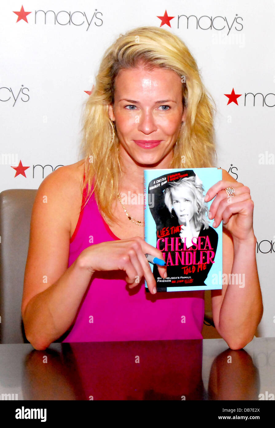 Chelsea Handler signs copies of her new book 'Lies Chelsea Handler Told ...