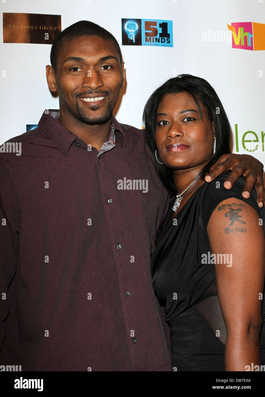 Ron Artest Lemon Basket Restaurant Grand Opening - Arrivals West ...
