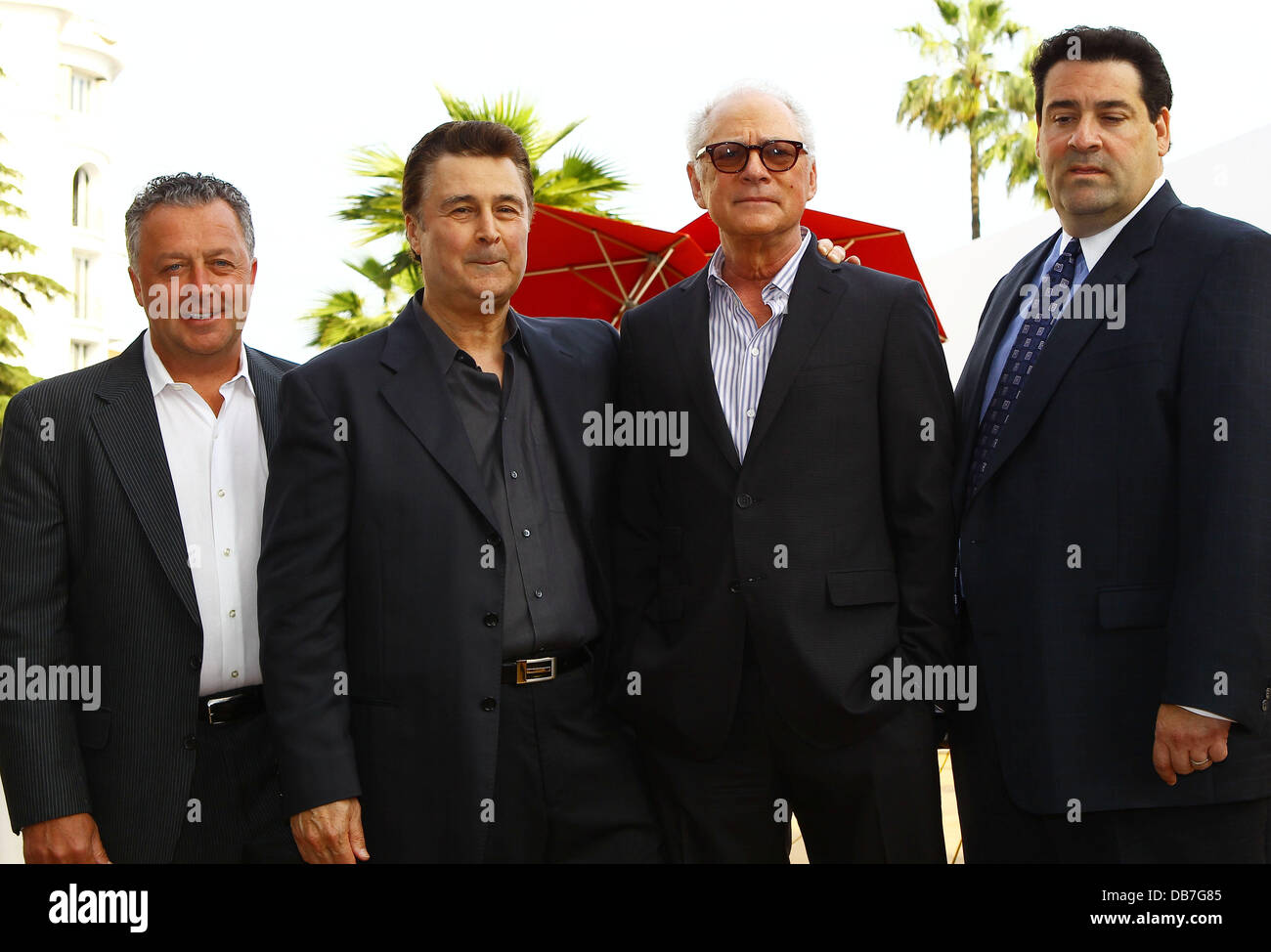 Producer Fay Devlin, Leo Rossi, director Barry Levinson and producer ...