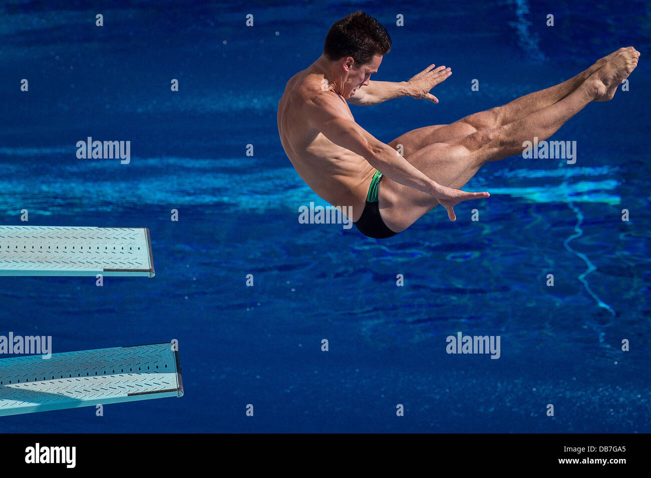Barcelona, Spain. 25th July, 2013. Patrick Hausding of Germany in ...