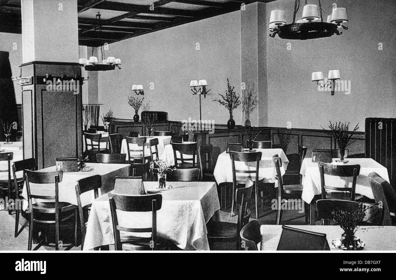 1950s restaurant interior hi-res stock photography and images - Alamy