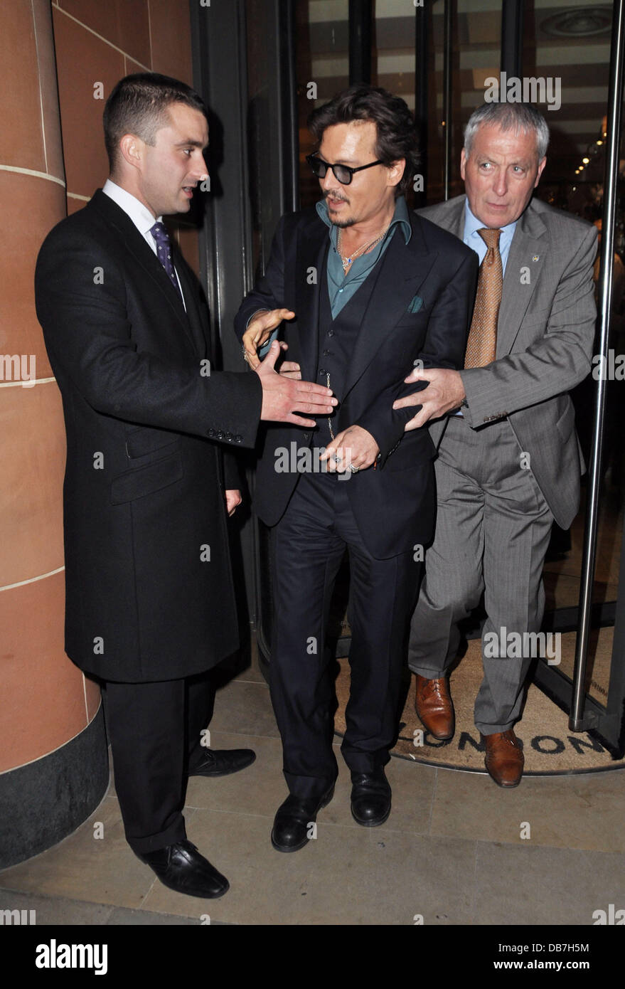 Johnny Depp Celebrities outside C Restaurant in London London, England ...