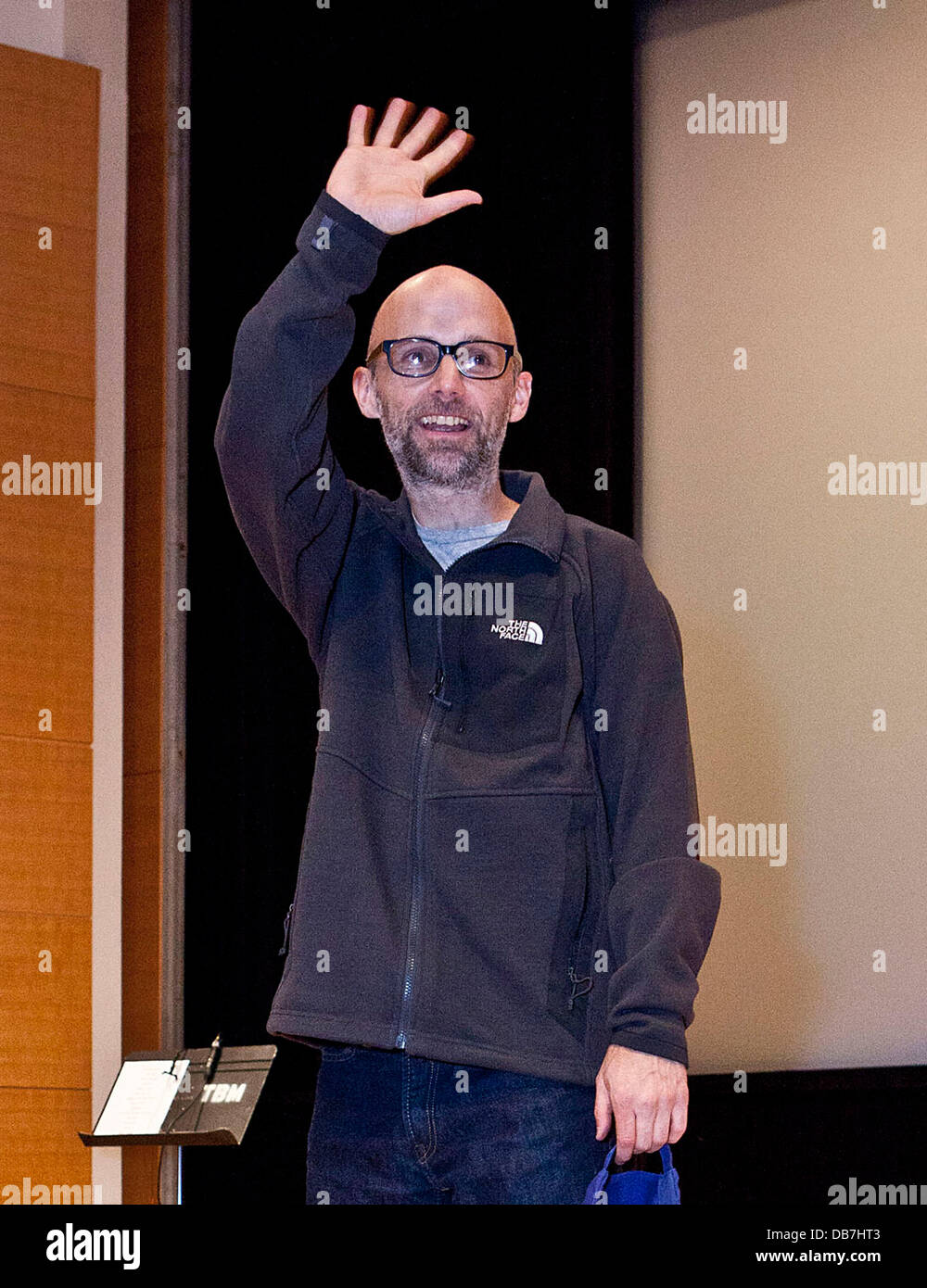 Moby performing an unplugged set of tracks from his new album ...