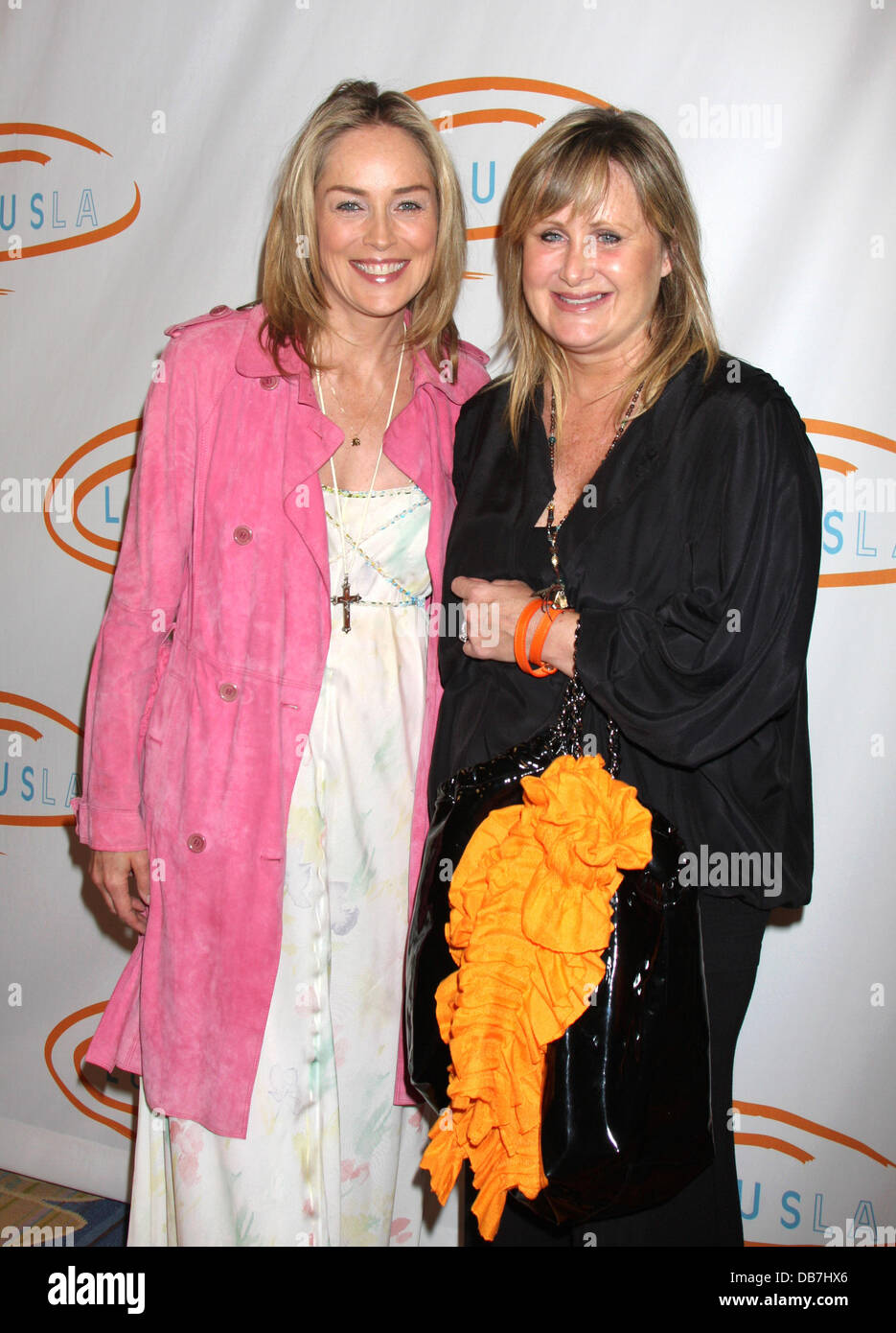 Sharon Stone, Sister Kelly Stone The 11th Annual Lupus LA Orange Ball ...