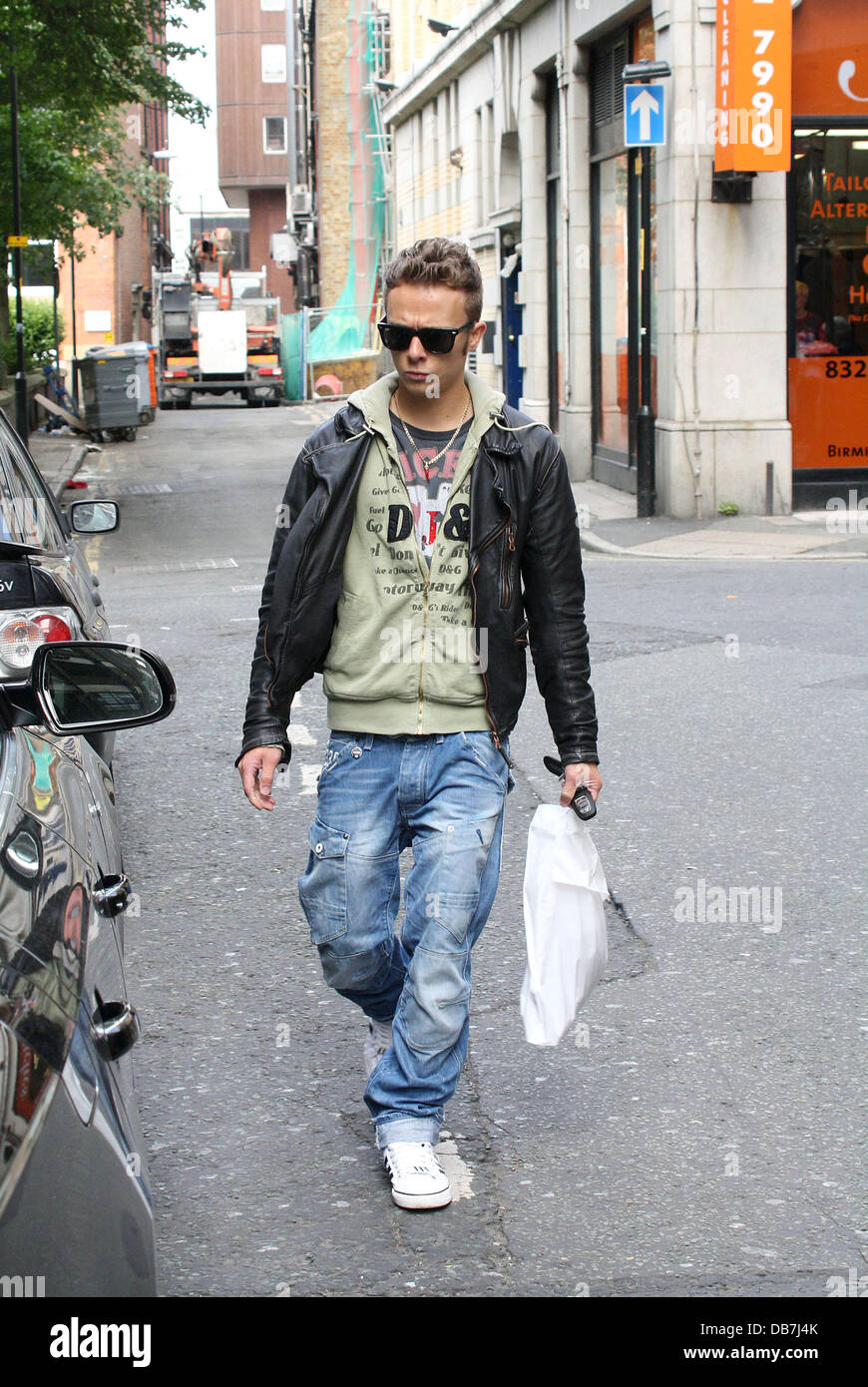 Jack P. Shepherd at the Coronation Street Set in Manchester Manchester ...