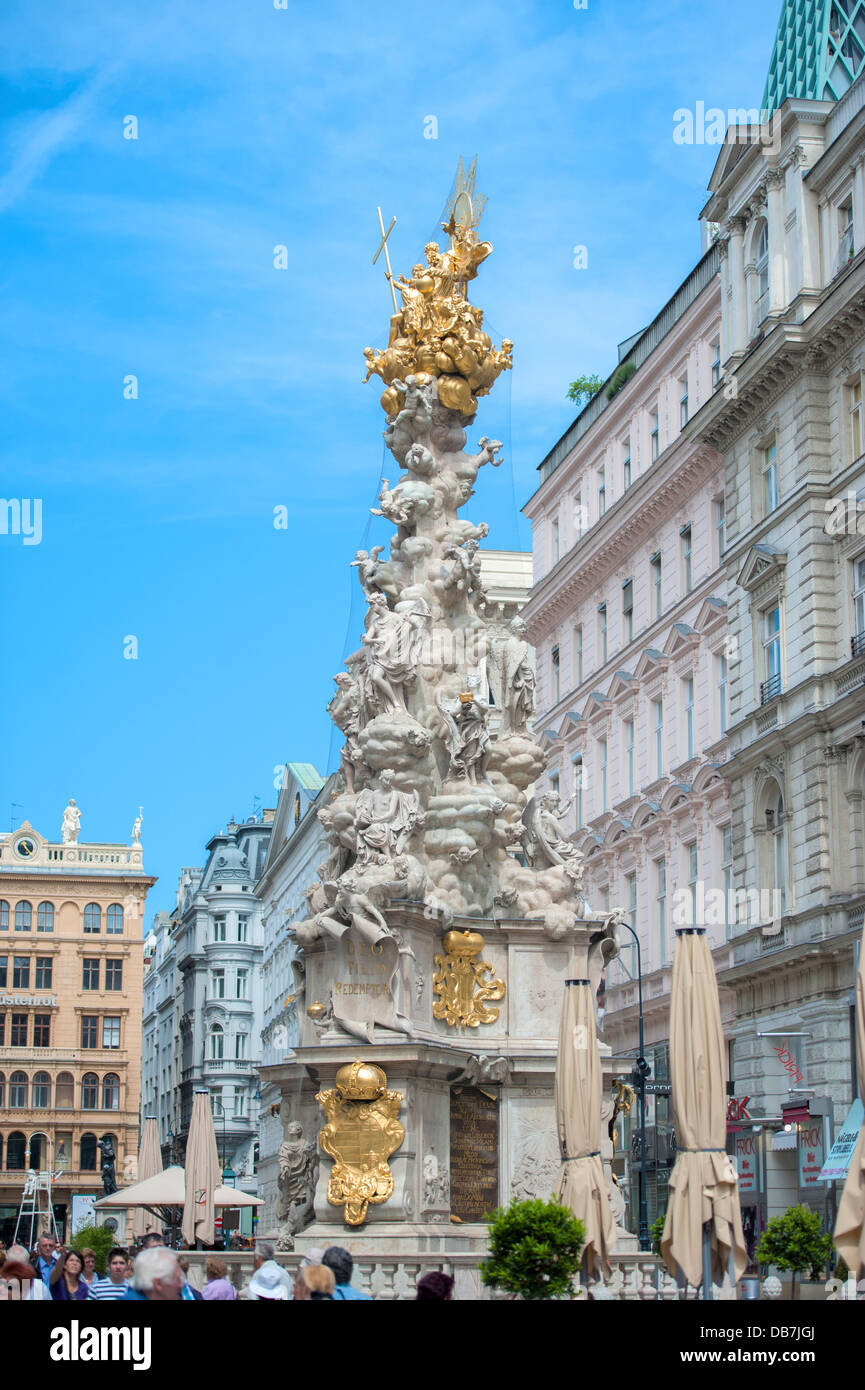 Europe, Austria, Vienna, plague column Stock Photo - Alamy