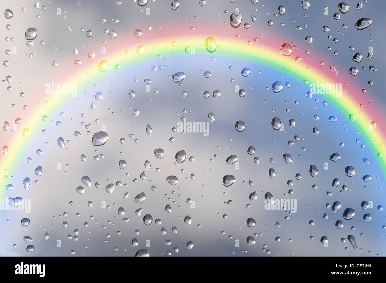 Rain drops and rainbows hi-res stock photography and images - Alamy