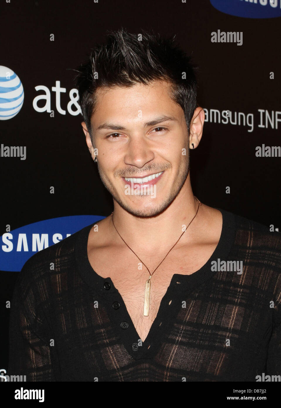 Alex Meraz Samsung Infuse 4G For AT&T launch event at Milk Studios ...